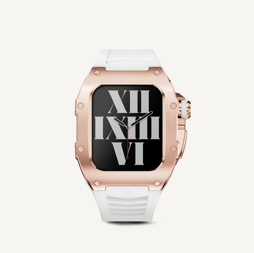 قاب اپل واچ سفید گلدن کانسپت Apple Watch Case - RST - CREPE TITAN